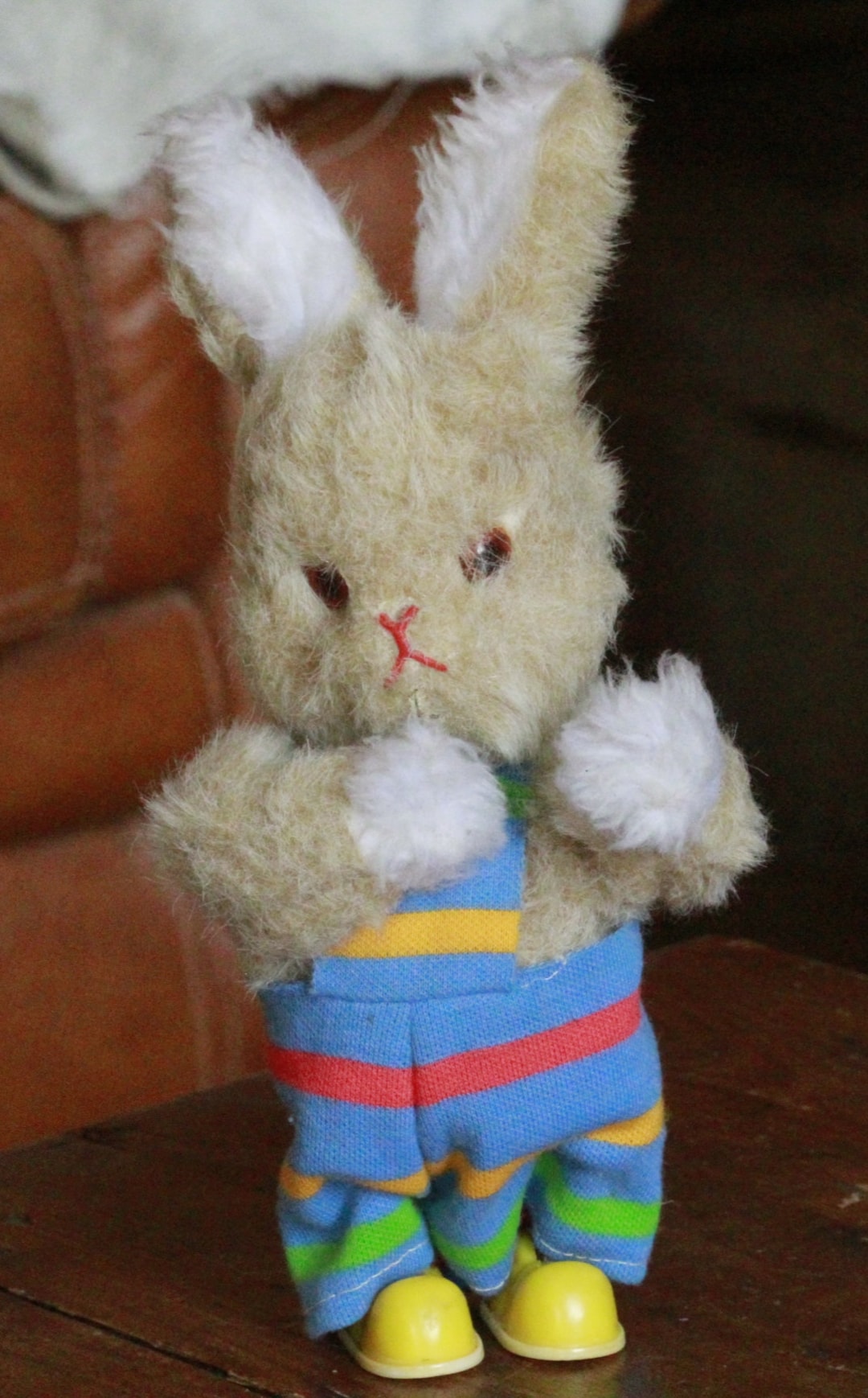 Old Plush Toy Rabbit Automaton - Etsy