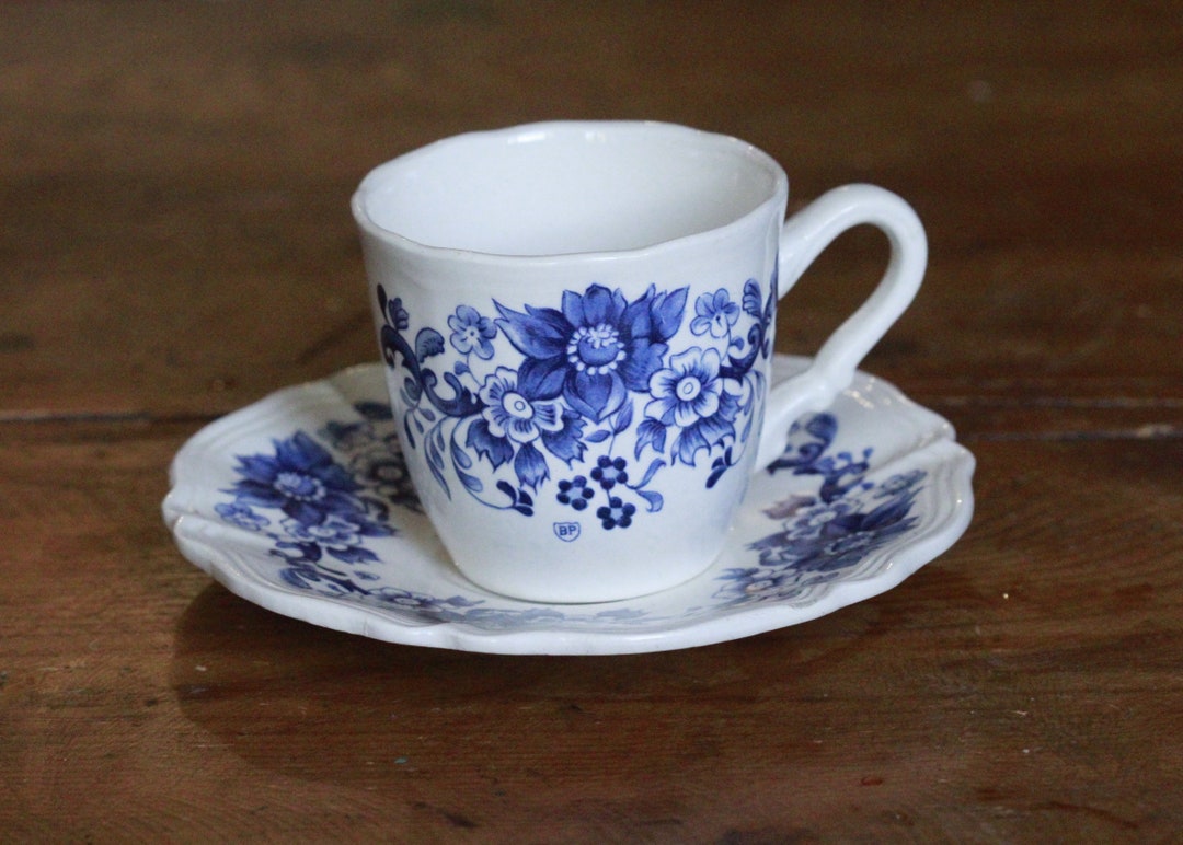 Vintage Sarreguemines Cup - Etsy