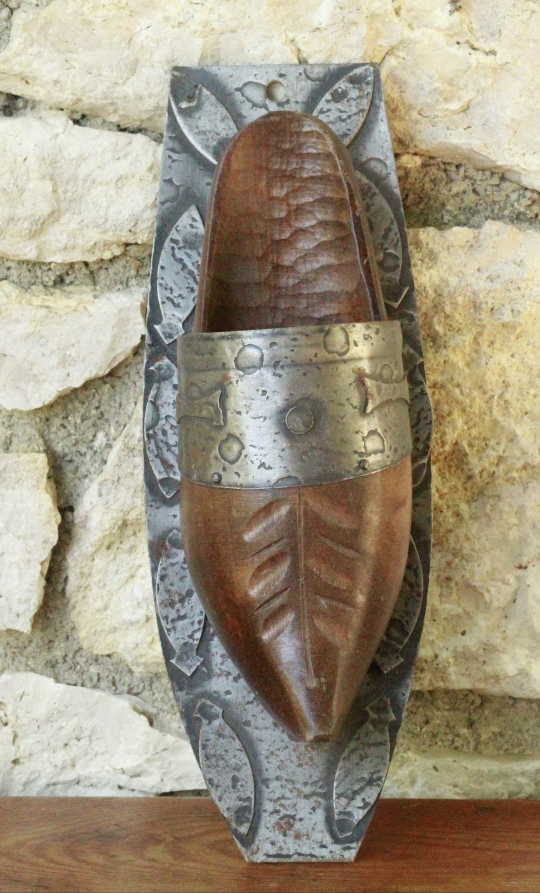 Rare Wooden Clog With Iron Plate Underneath - Etsy