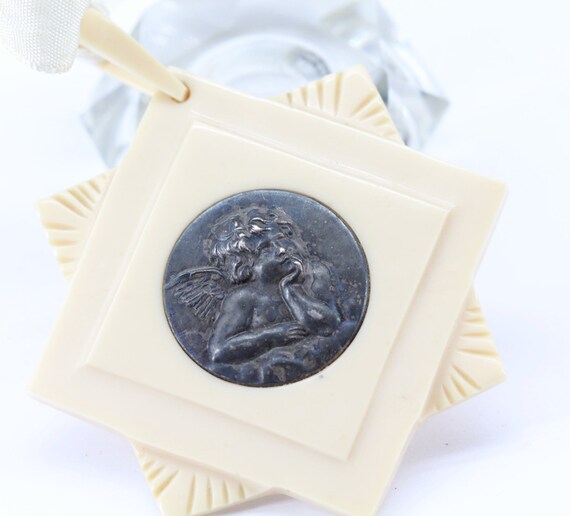 Rare Angel Cradle Medal - Etsy