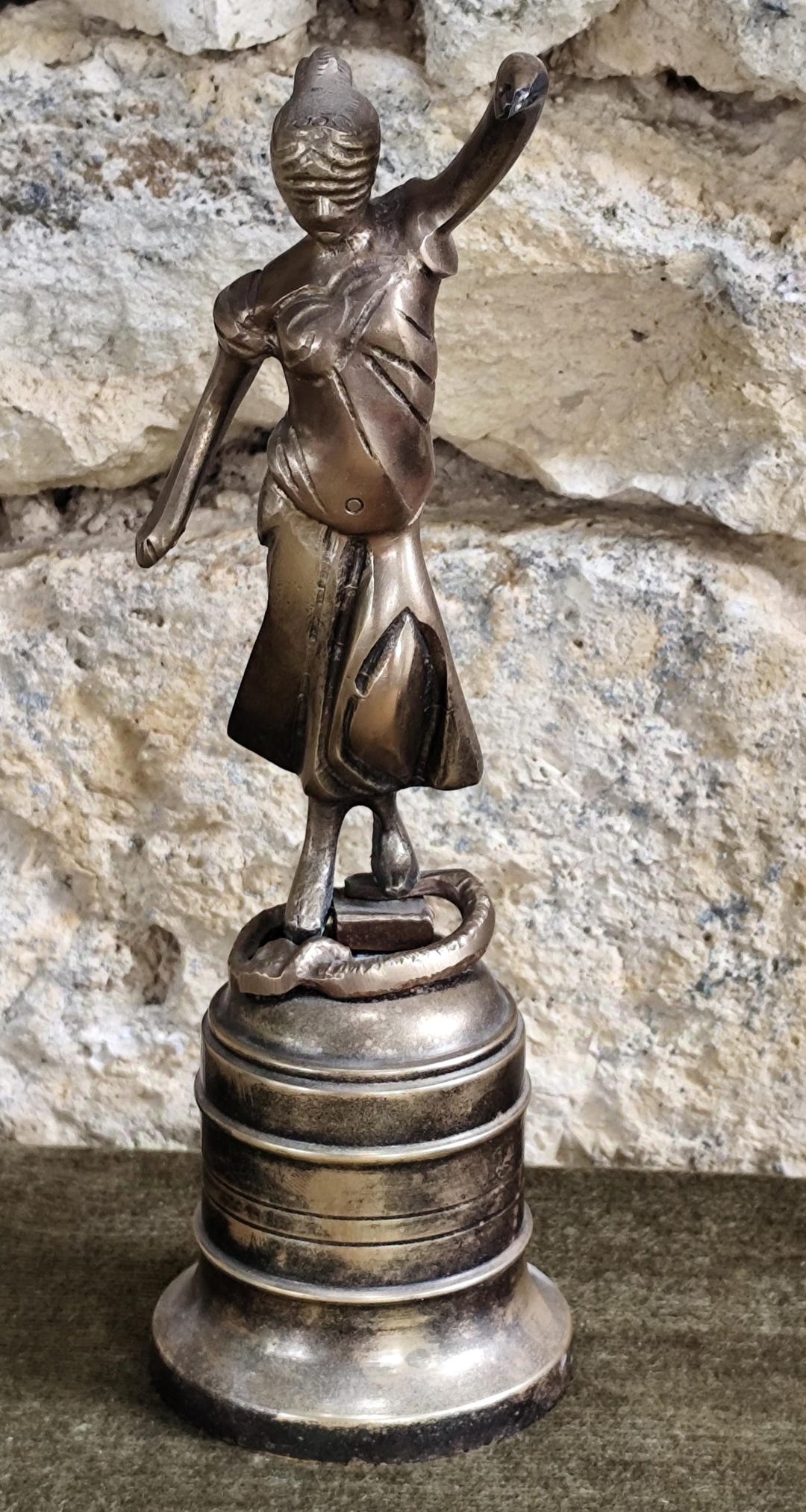 Brass Woman Statue - Etsy