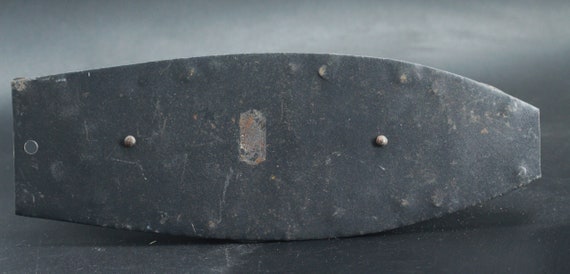 rare wooden clog with iron plate underneath - Gem