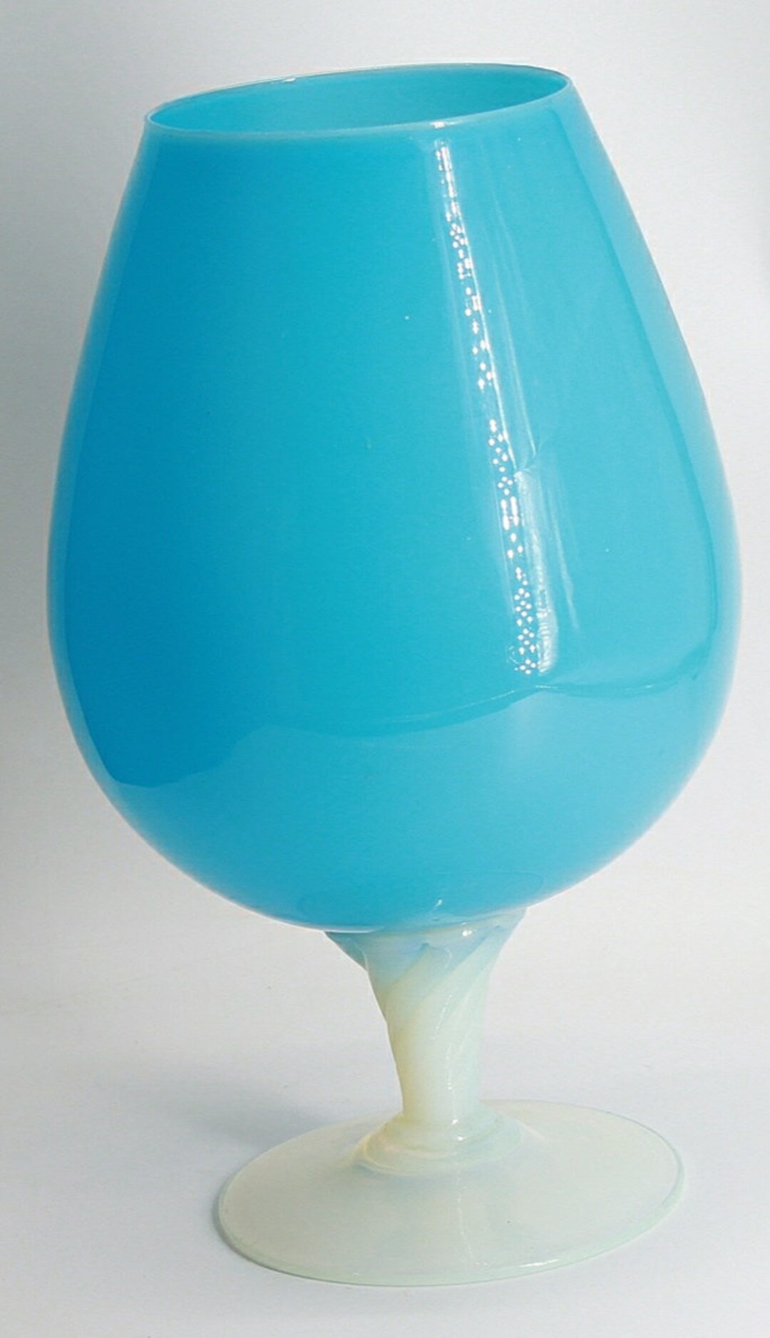 Vintage Opaline Vase - Etsy