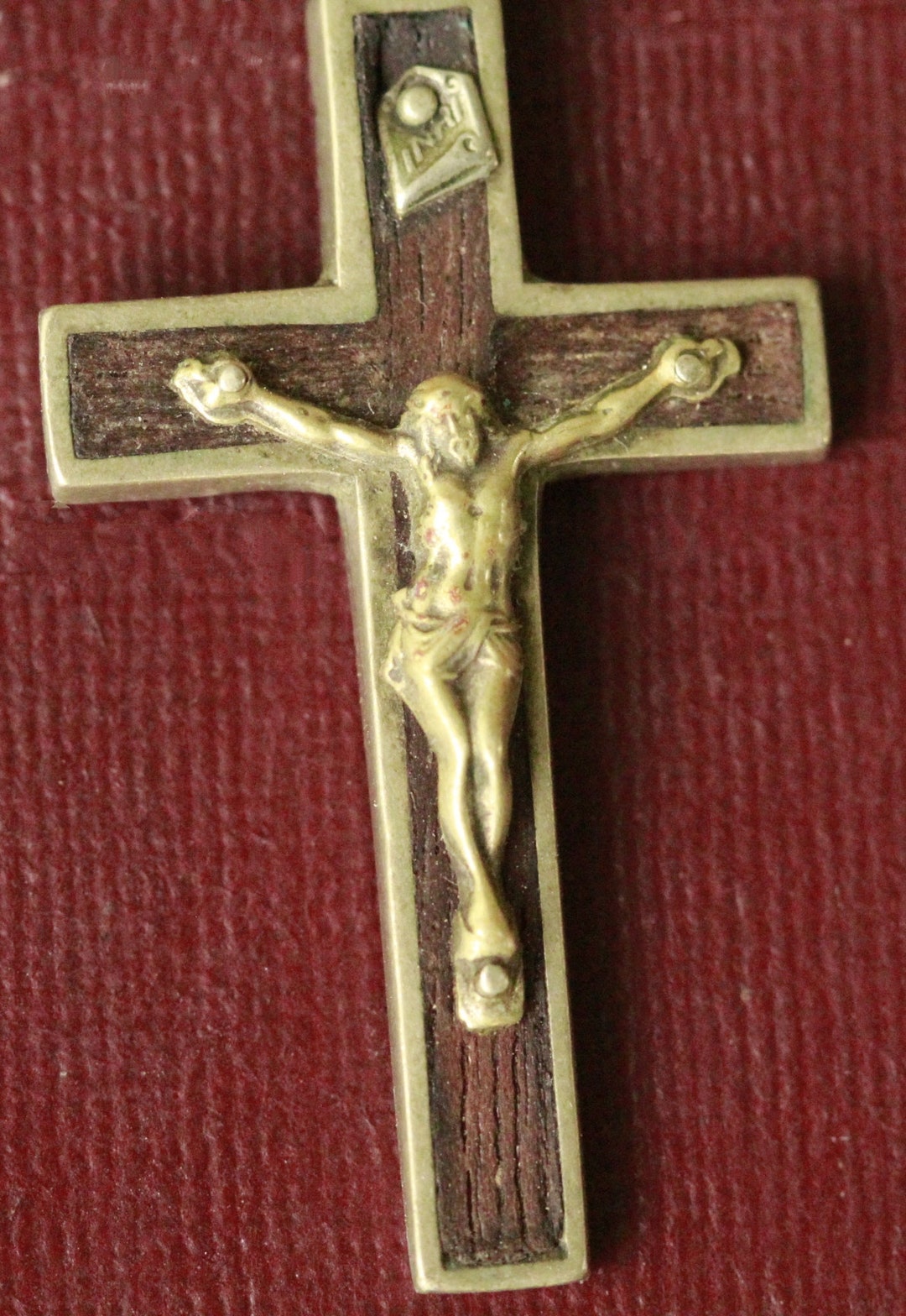 Rare Ebony Cross Pendant - Etsy