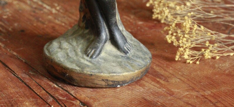Rare Old African Plaster Statue - Etsy