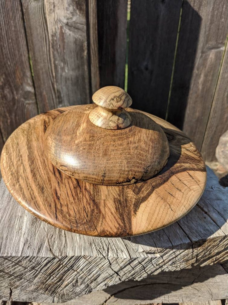 Red Oak Jewelry or Decorative Box - Etsy