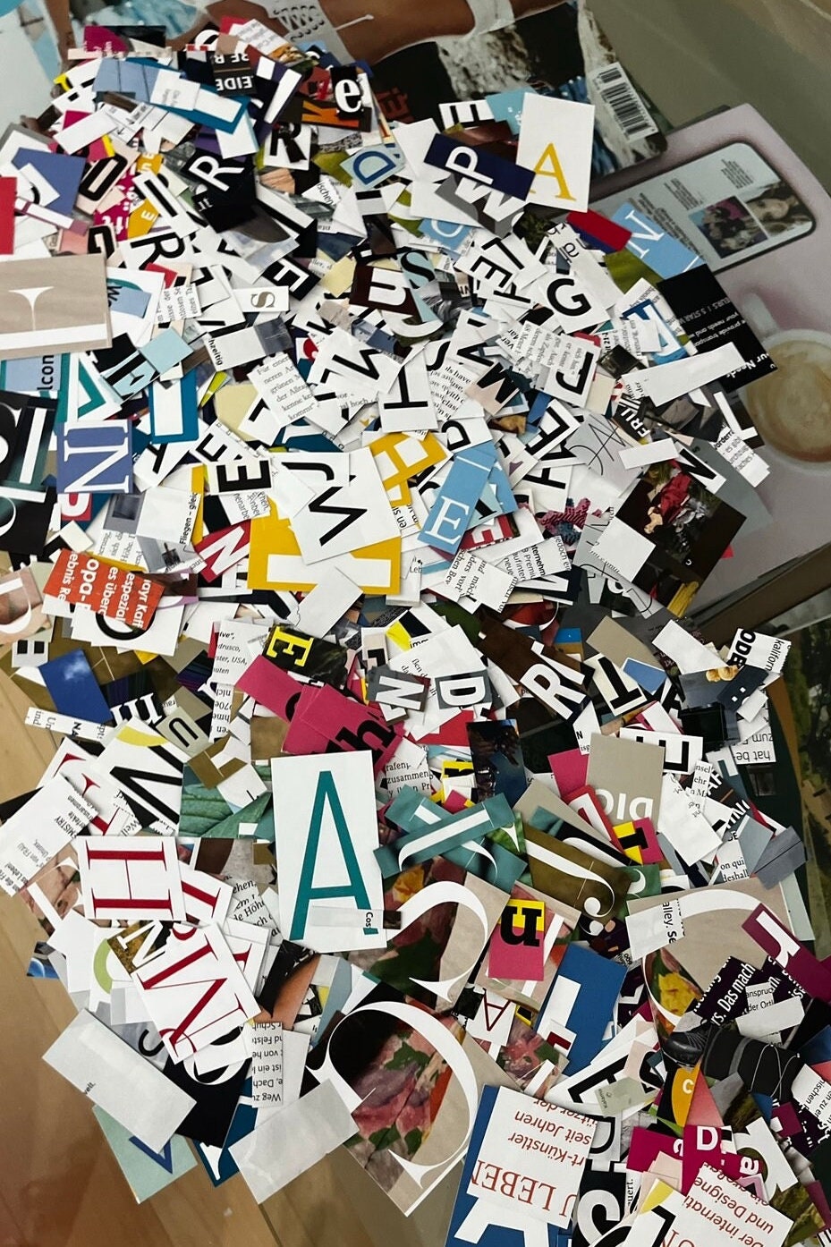 Magazine Letters 200+/ Collage, Ransom, Scrapbooking, Card Making, Junk ...