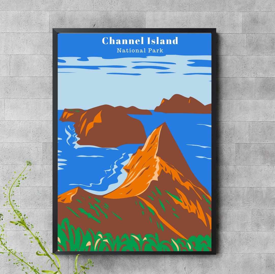 Channel Island National Park Posters National Park Wall Art National ...