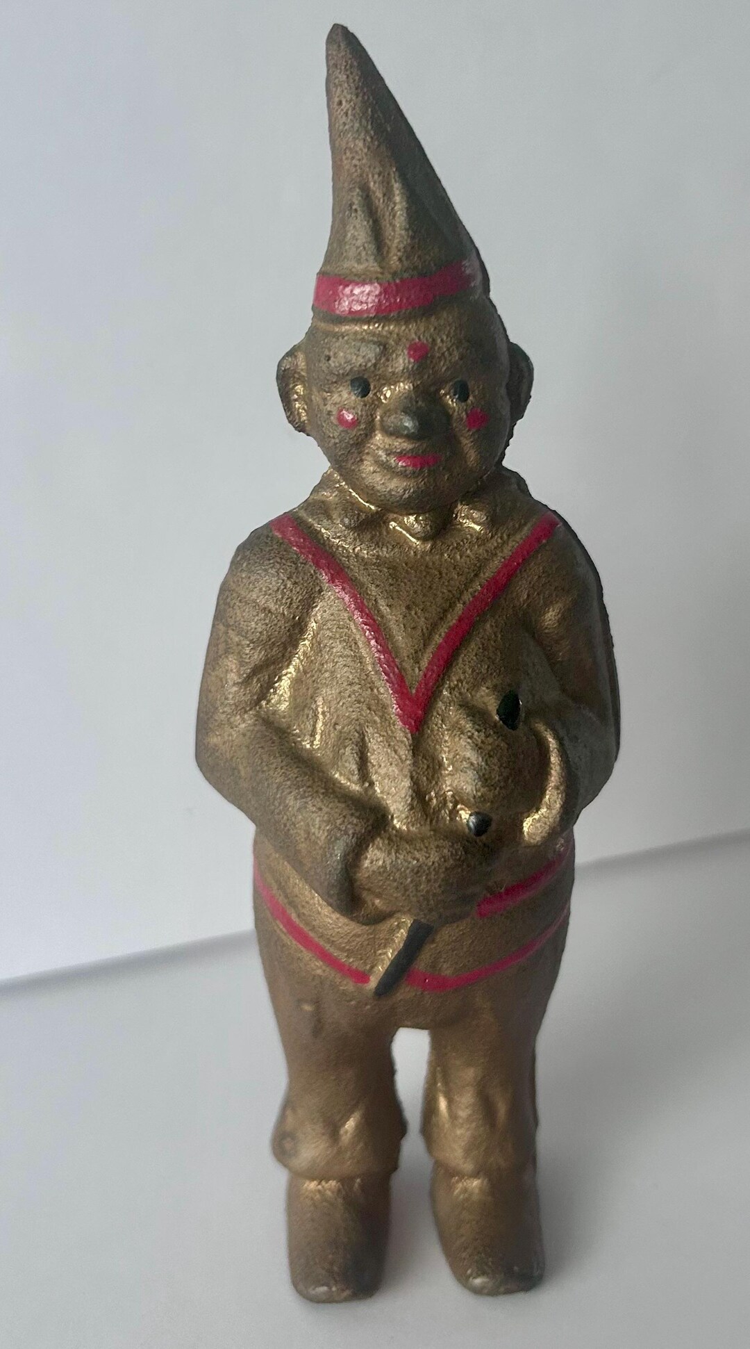1908 Williams Circus Clown Cast Iron Still Penny Coin Bank Toy-original ...
