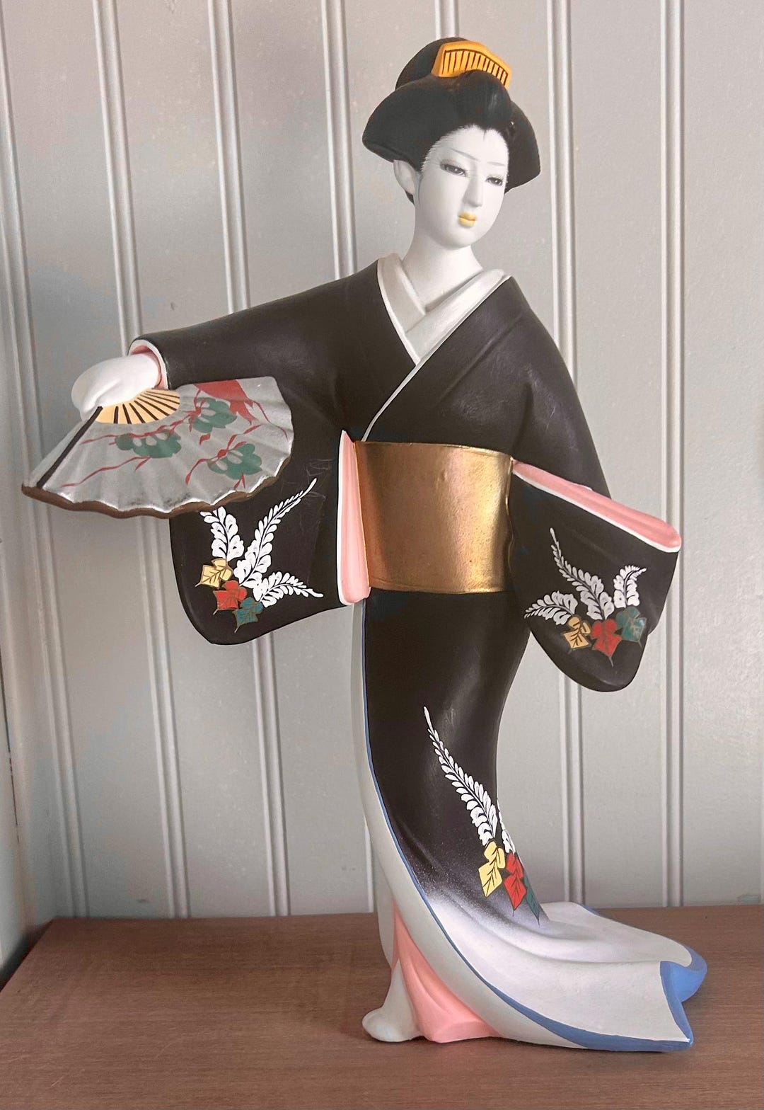 Vintage Toyo Japan Ceramic Geisha Girl Figurine Hakata Doll - Etsy