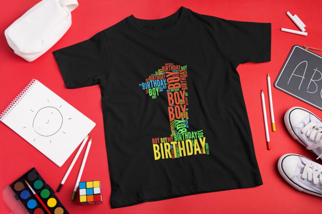 1st Birthday Boy File- Birthday Boy Png - Sublimation - Digital ...