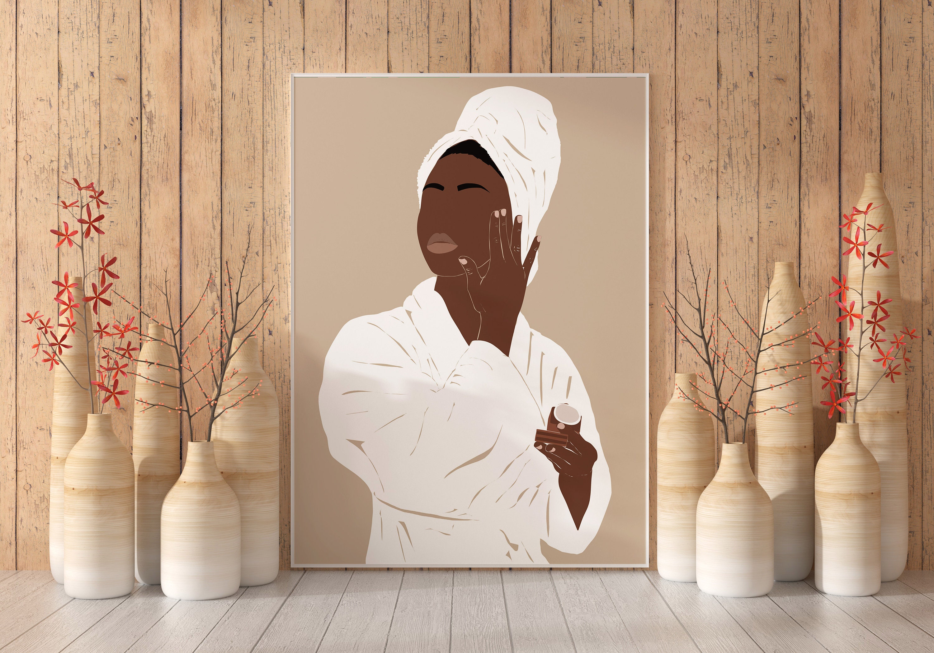 Beautiful Black Woman- Black Woman Print - Girl Magic - Printable ...