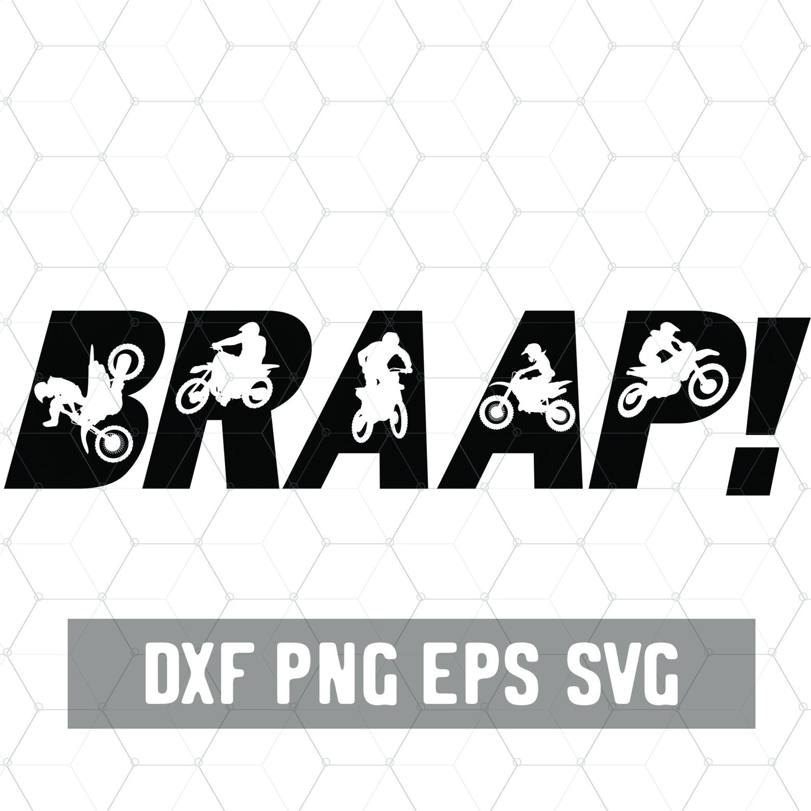 Braap Biker SVG Biker Download Dirt Bike SVG Motorcross - Etsy