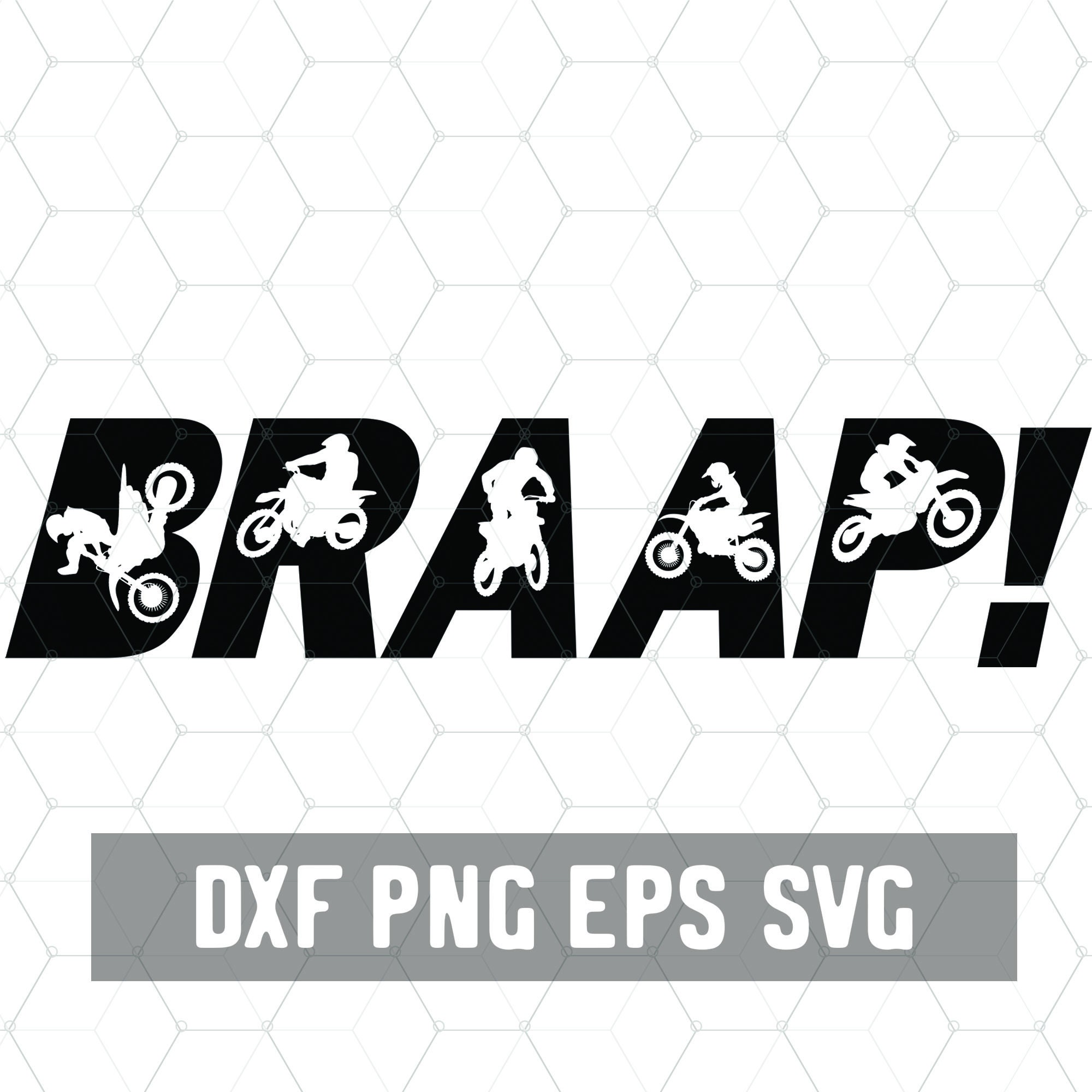 Braap Biker SVG Biker Download Dirt Bike SVG Motorcross - Etsy