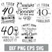 Funny 40th Birthday - 40 Years Svg - Birthday 40 PNG - Digital Download ...