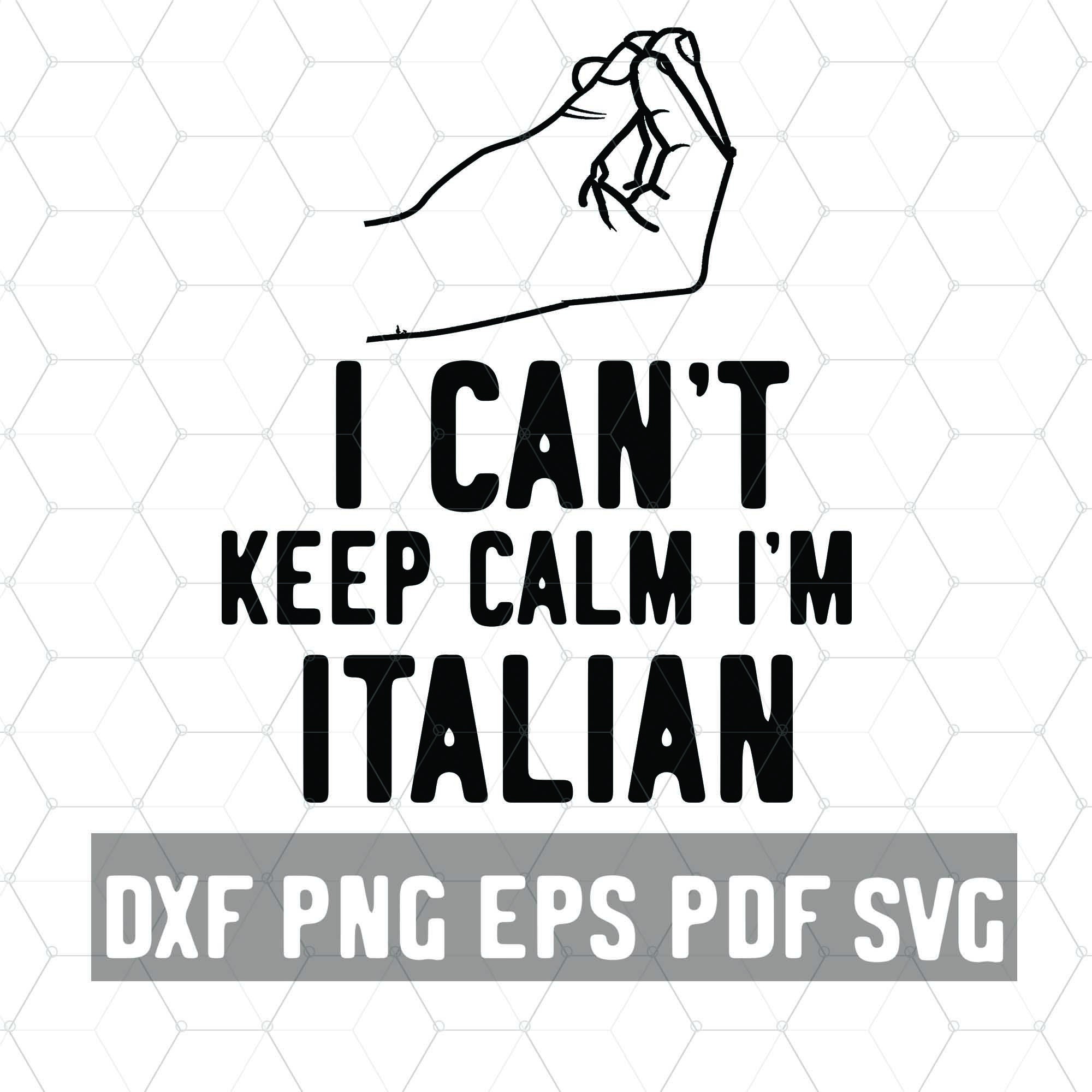 Italian Finger Gesture Italian DXF Sicilian Digital | Etsy