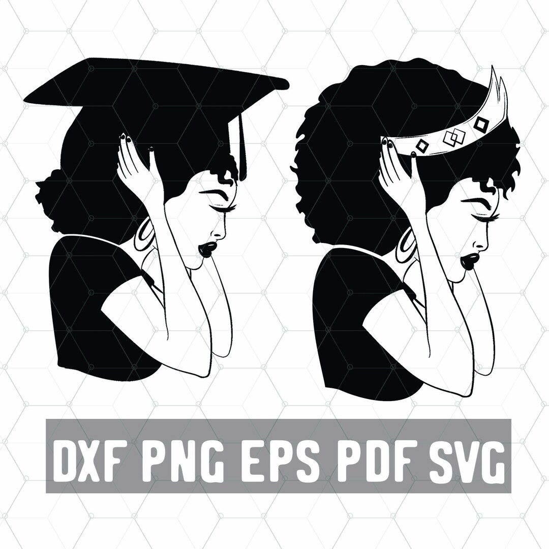 Black Queen SVG - Educated Queen Svg - HBCU - Melanin Poppin DXF ...