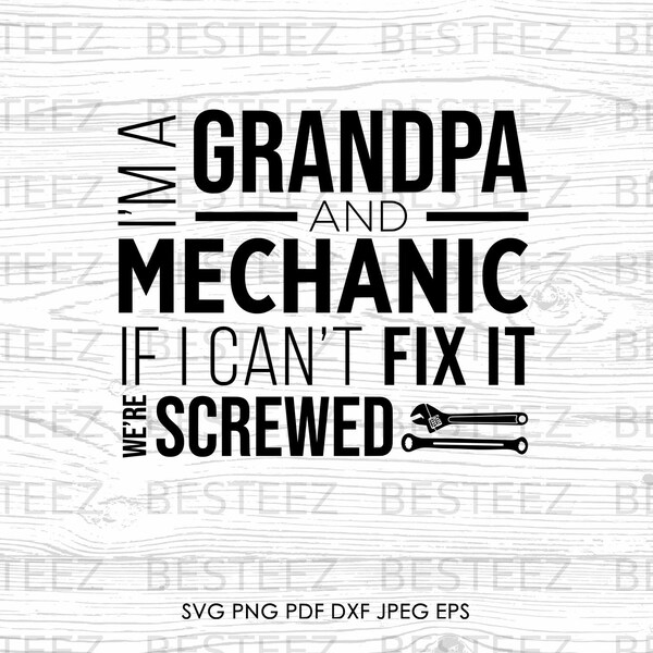 Mechanic Svg - Etsy