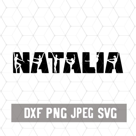 Custom Name Dance SVG Natalia Svg Jazz Ballet Cricut - Etsy UK