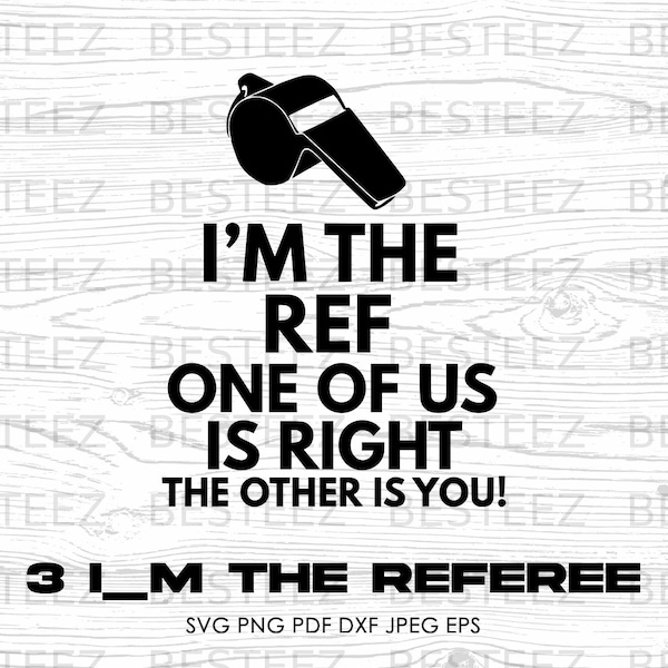 Referee Svg - Etsy