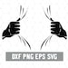 Tear Away SVG - Ripped Shirt Svg - Open Shirt - Digital Download - Fist ...