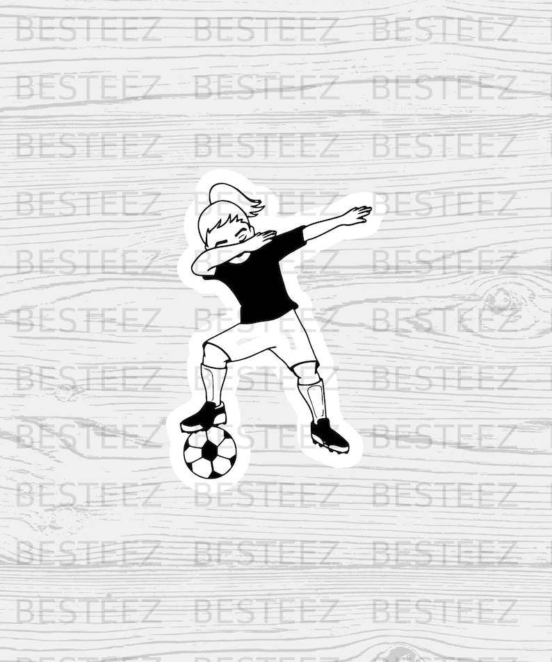 Dabbing Soccer Girl Svg File- Football Dab Png - Digital Download - Cut ...