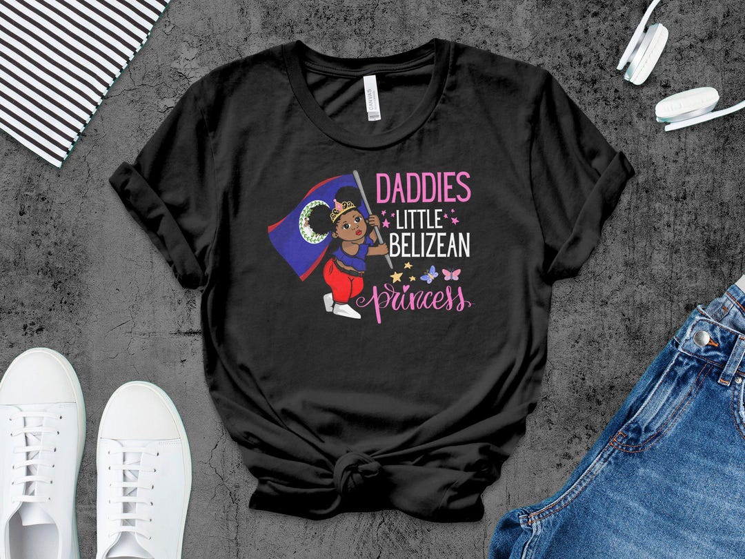 Daddies Belizean Princess, Cute Digital Art for Sublimation, Adorable ...