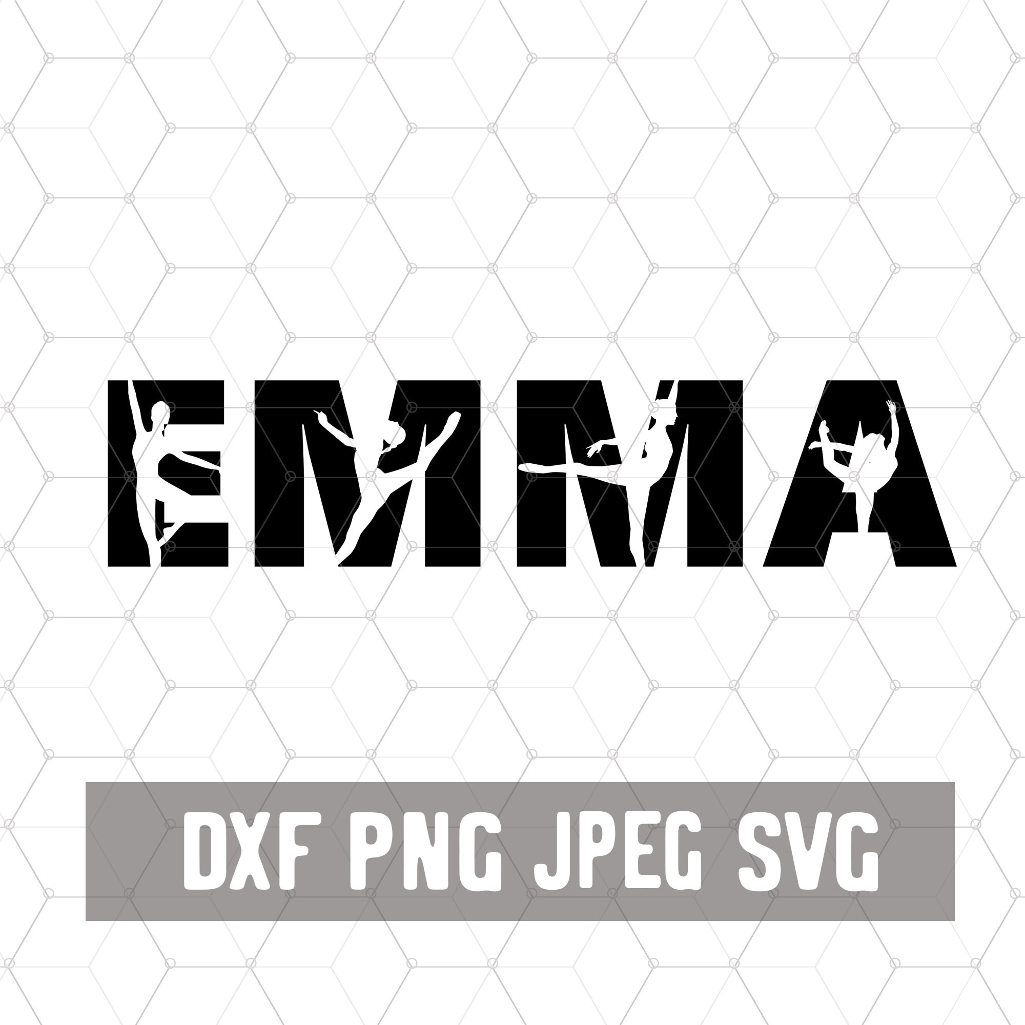 Custom Name Dance SVG Emma Svg Jazz Ballet Cricut Files - Etsy Canada
