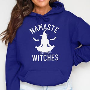 Halloween Namaste Witches Cricut - Halloween Yoga Witch House - Funny ...