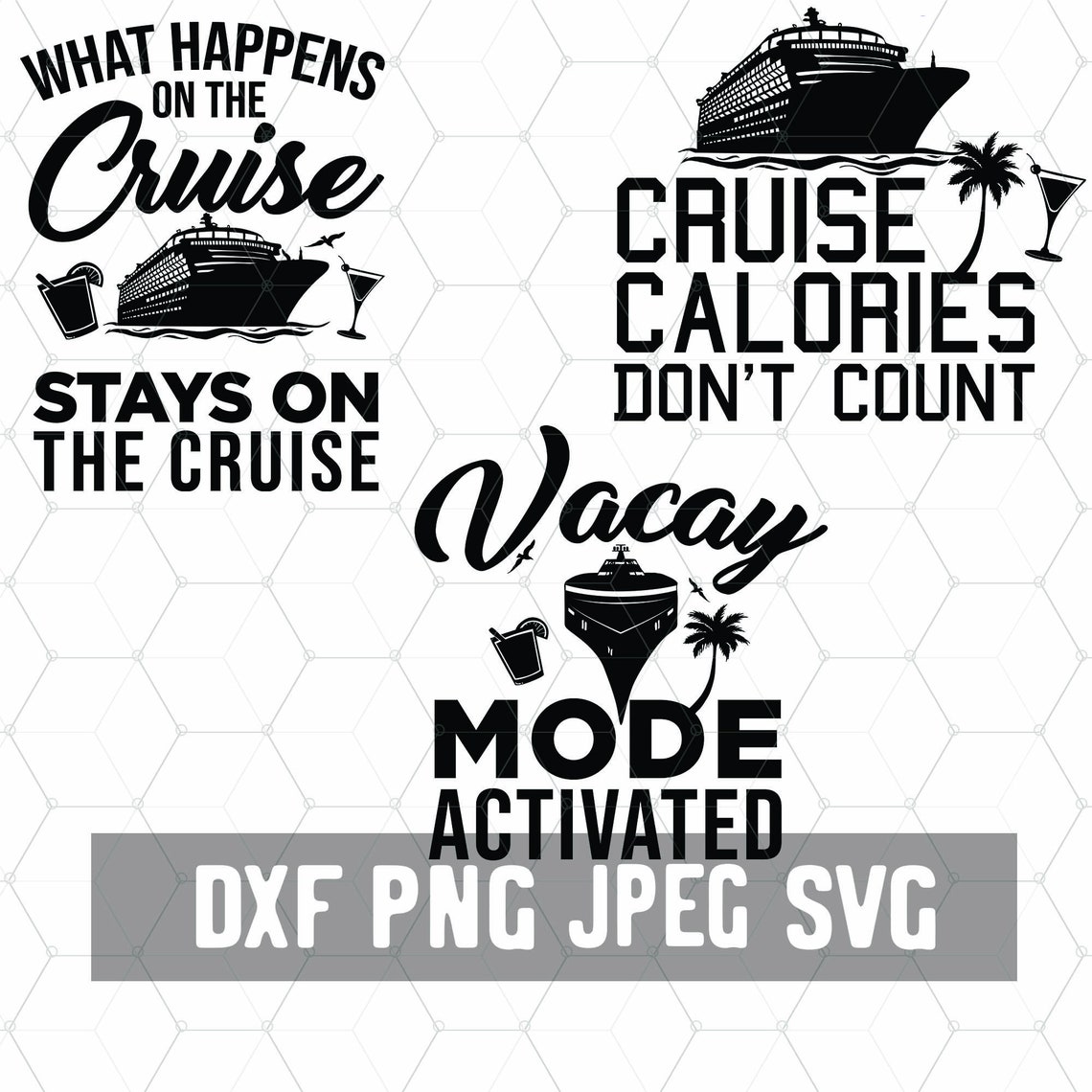 Cruise Bundle - Cruising SVG Files - Family Cruise - Vacation - Cricut ...