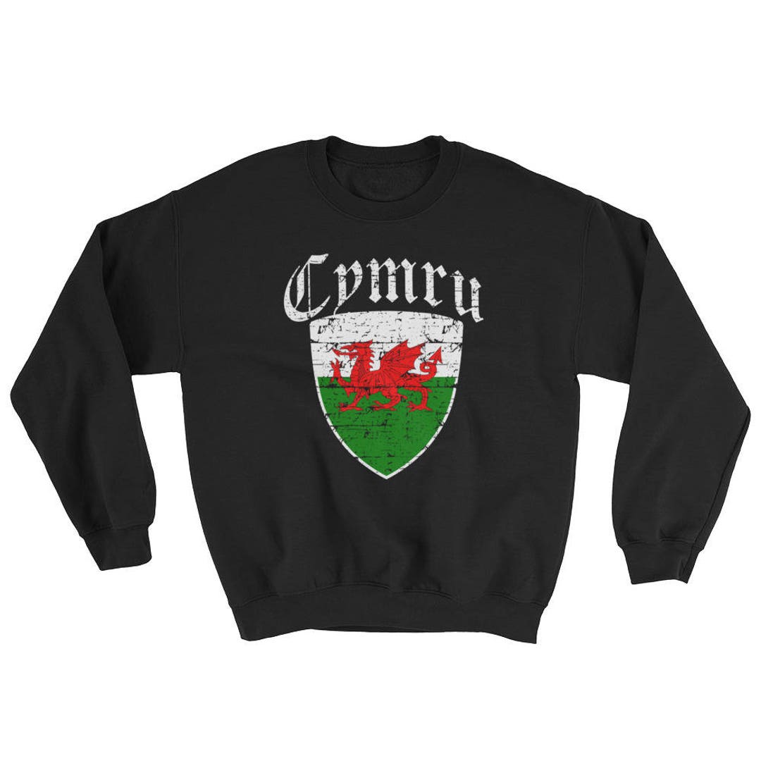 Cymru Wales | Welsh Flag | Welsh Gifts Sweatshirt - Etsy