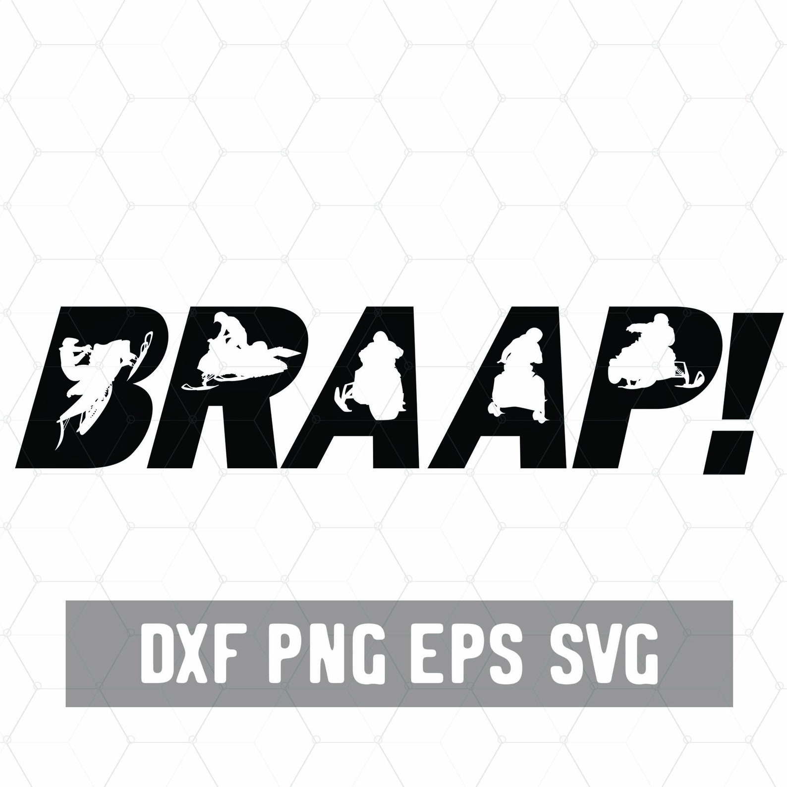 Braap Biker SVG Snowmobile Download Snocross SVG - Etsy