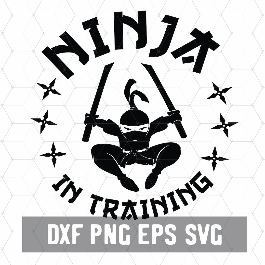 Ninja in Training SVG - Ninja Fighter Svg - Martial Arts - Digital ...
