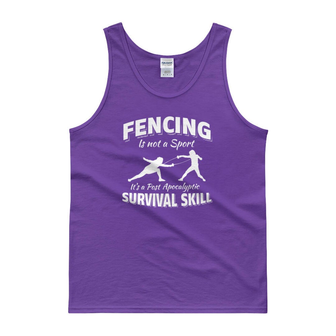 Fencing Post Apocalyptic Designs Tank Top - Etsy
