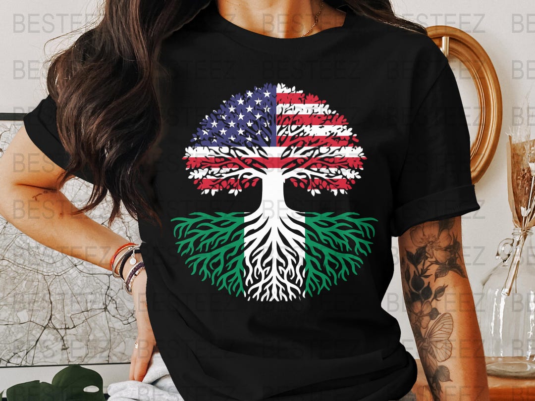 American Roots Tree Digital Download, Patriotic Tree, USA Flag Art ...