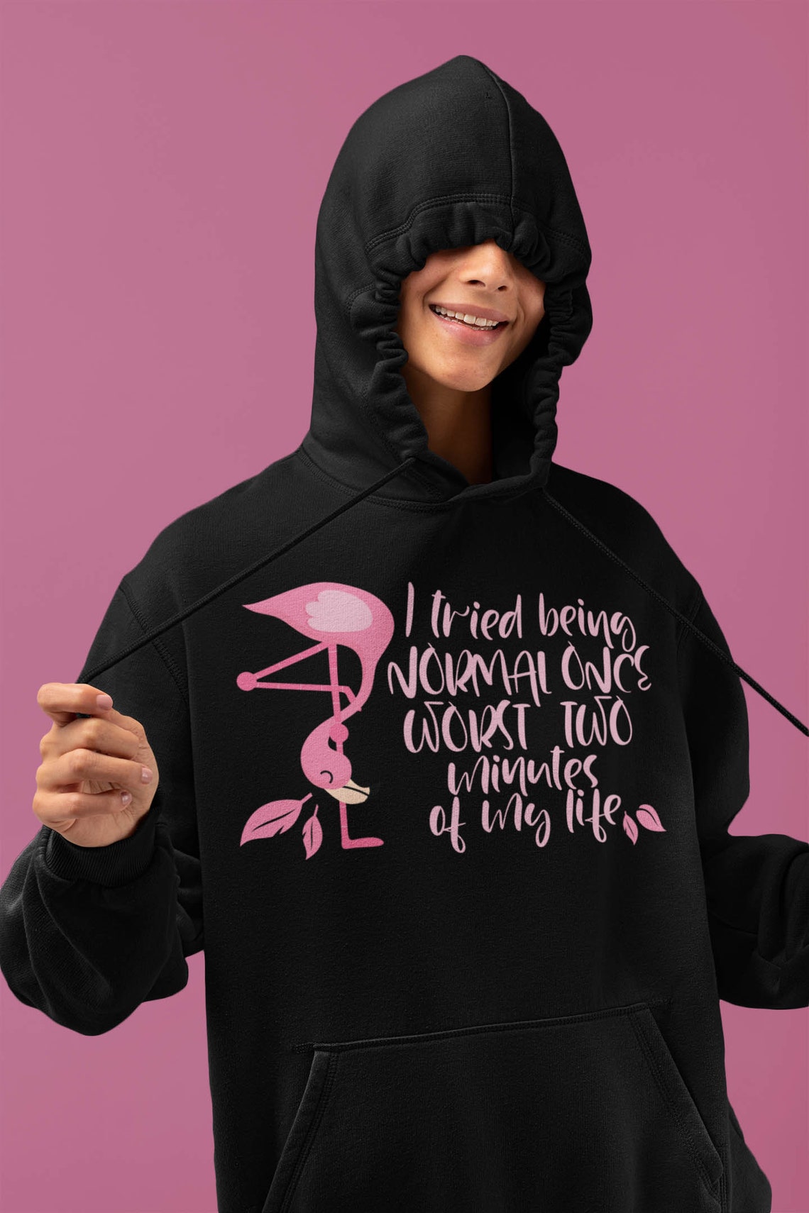 Awkward Flamingo Tried Being Normal Svg - Pink Flamingo Dxf - Digital ...