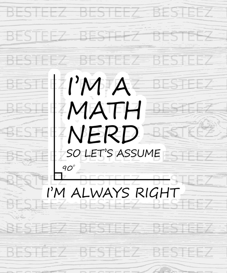 I'm A Math Nerd Svg File- Mathematics Png - Digital Download - Cut File ...