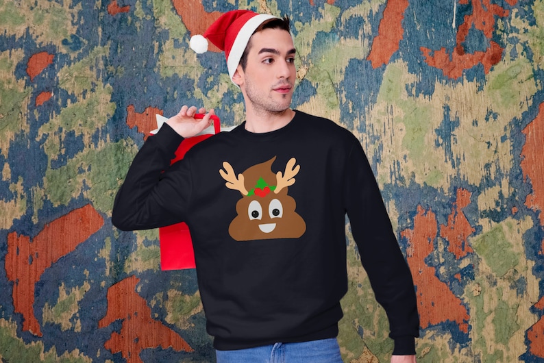 Poop Emoji SVG Santa Claus Poop Download merry Christmas SVG - Etsy