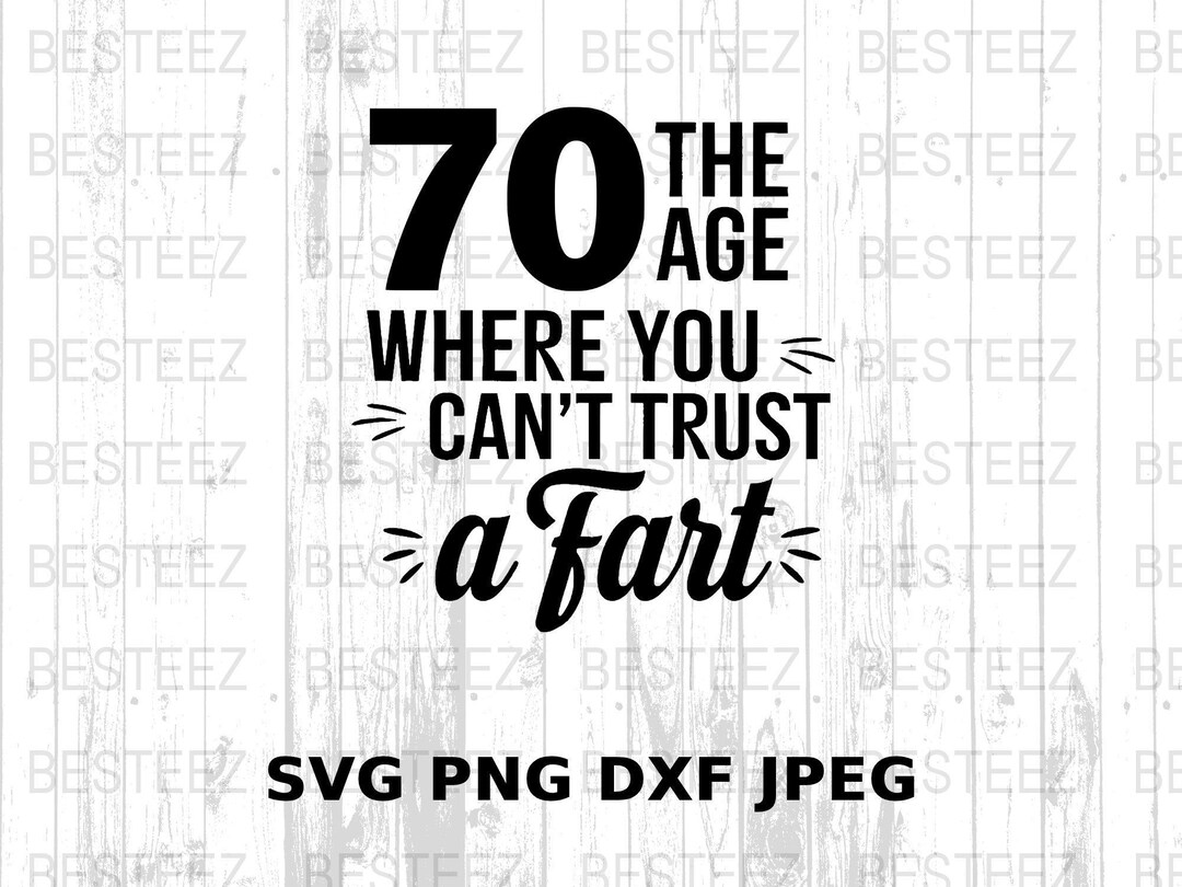 70th Birthday Funny Sign, Milestone Birthday Quote, Over the Hill ...