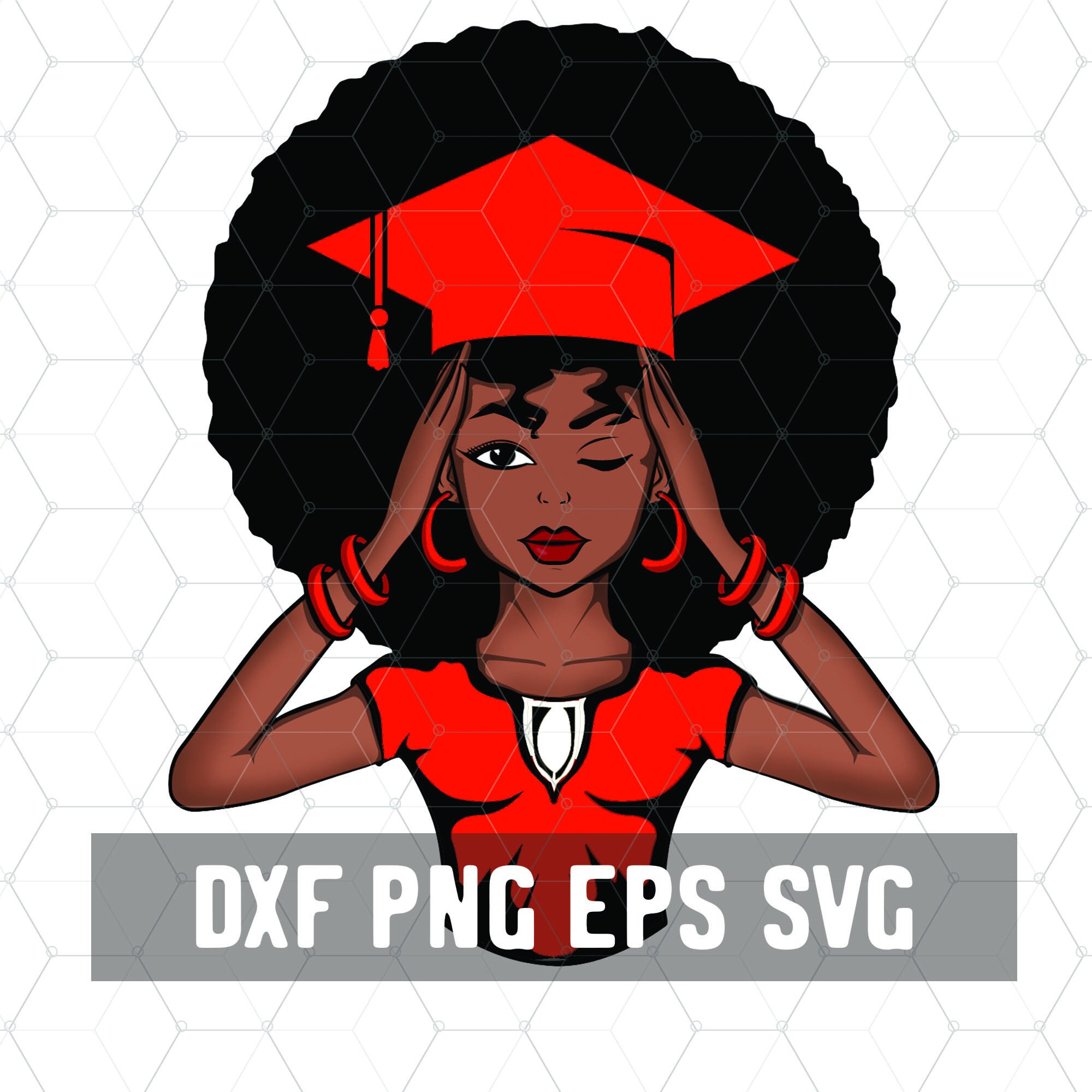 HBCU - Melanin Black Graduate - Graduation African American Woman - SVG ...