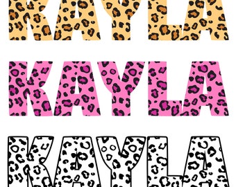 Animal Skin Font - Etsy