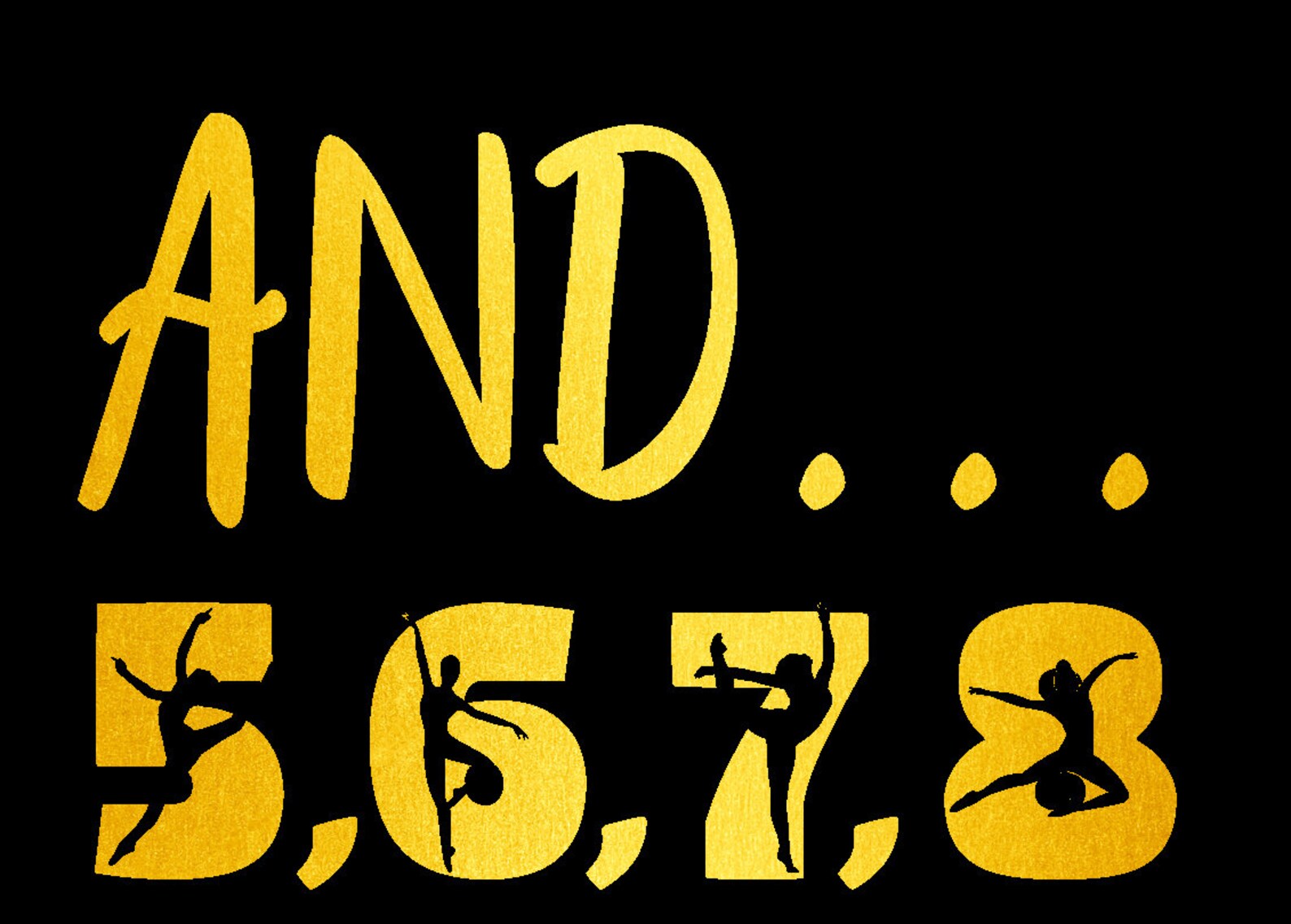 Dance Svg and 5 6 7 8 Dancer Png Cricut Cut Files - Etsy