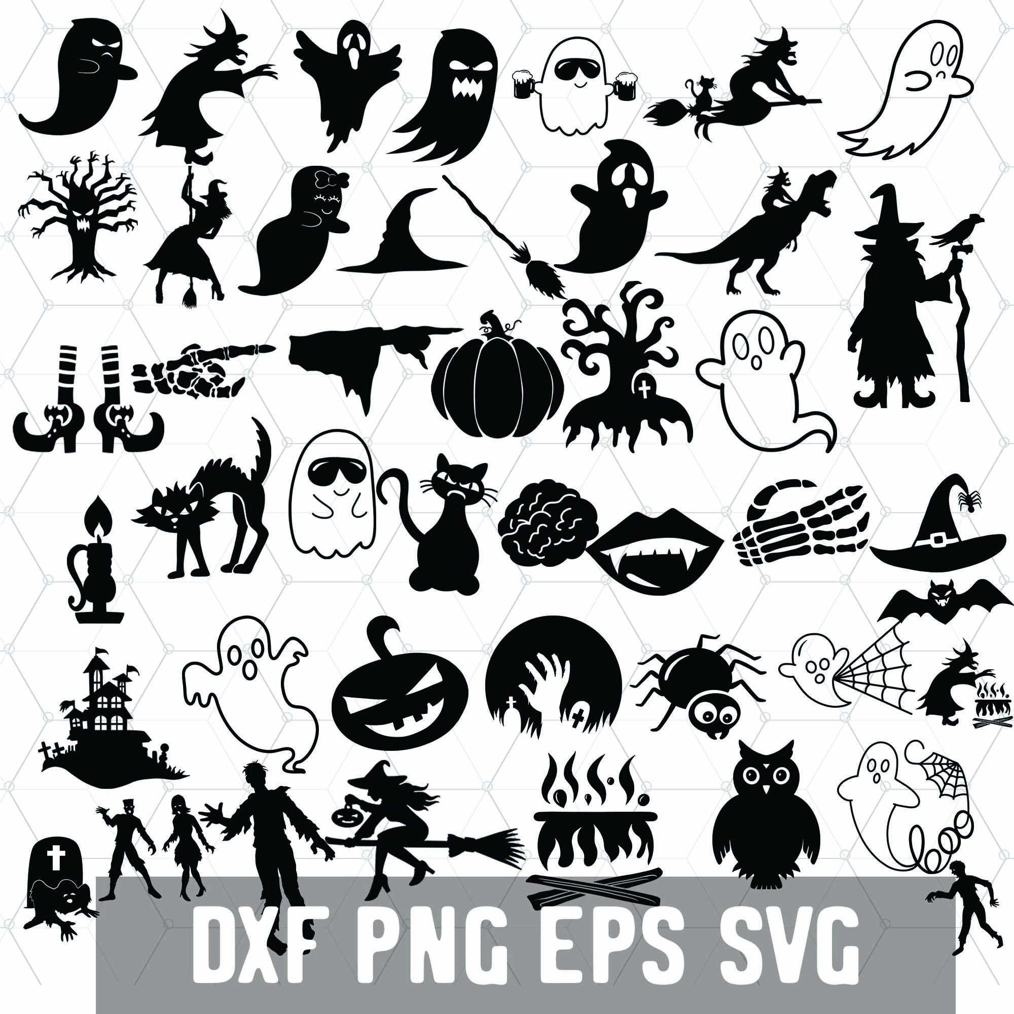 Halloween Bundle Svg for Cricut Halloween Haunted House | Etsy