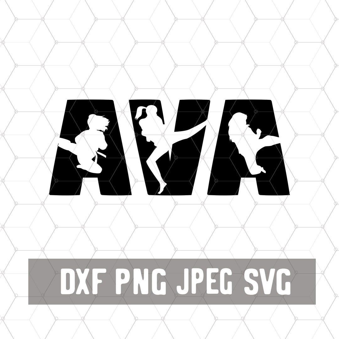 Custom Name Taekwondo SVG - Ava Svg - TKD Cricut - Files Cricut ...