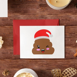 Poop Emoji SVG- Santa Claus Poop Download -merry Christmas SVG - Elves ...