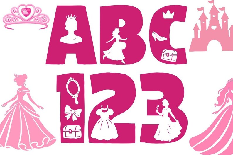 Princess Font – Elegant Capitalletters & Numbers Only – OTF and TTF ...