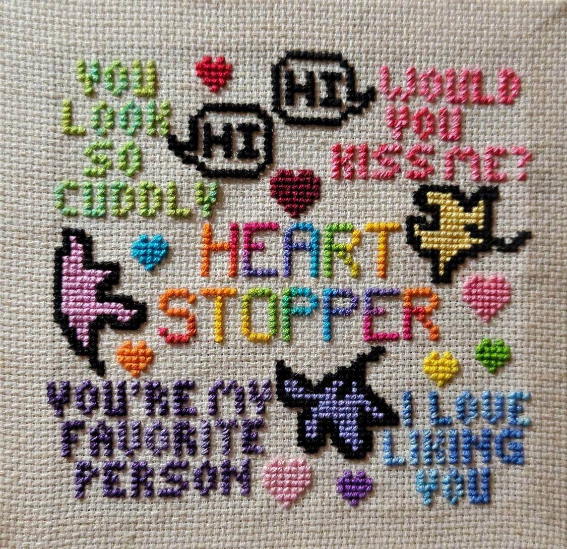 PDF ONLY Heartstopper Cross Stitch Pattern - Etsy
