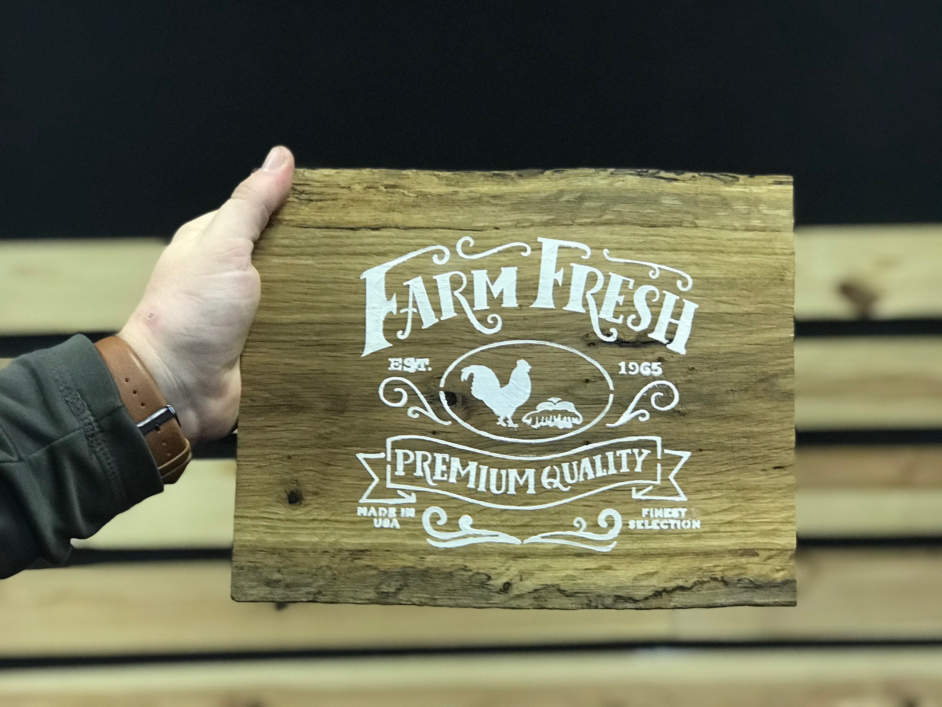 Farm Fresh Sign - Etsy