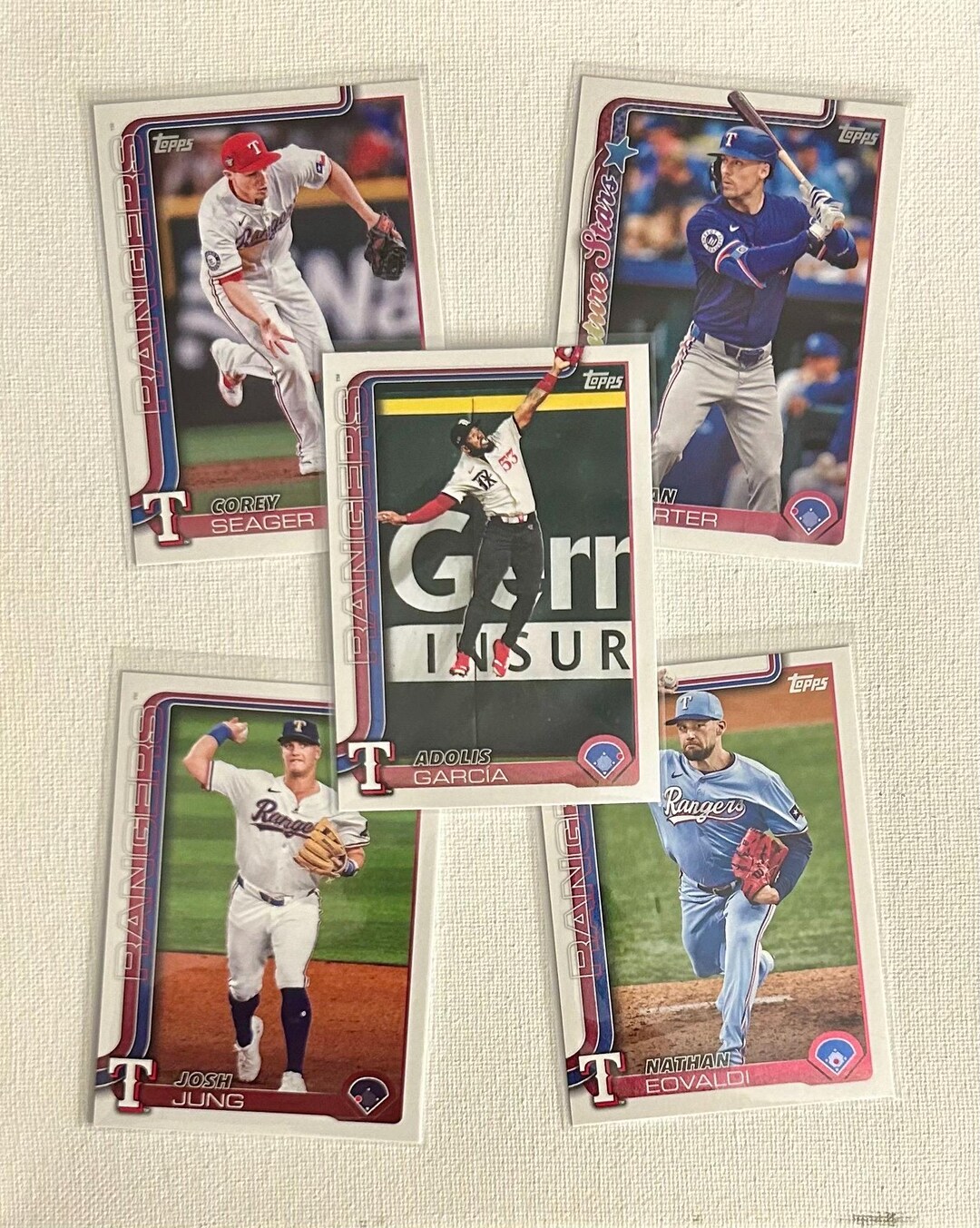 Baseball Cards - Texas Rangers - Pick Your Favorite Players - Top Load ...