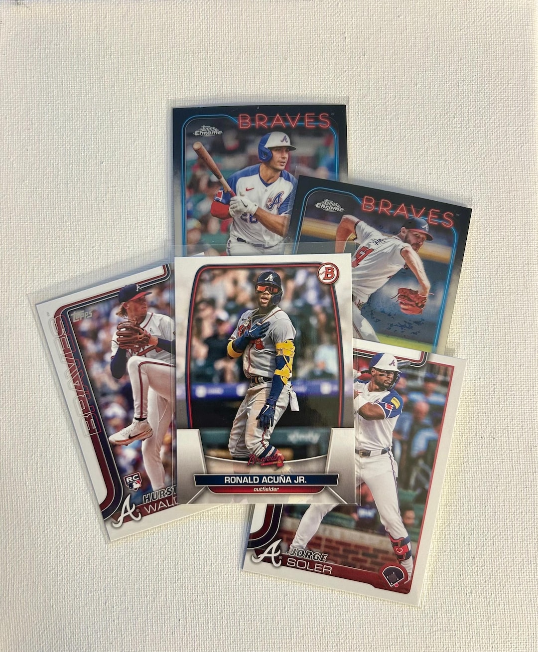 Baseball Cards - Atlanta Braves - Pick Your Favorite Players - Top Load ...